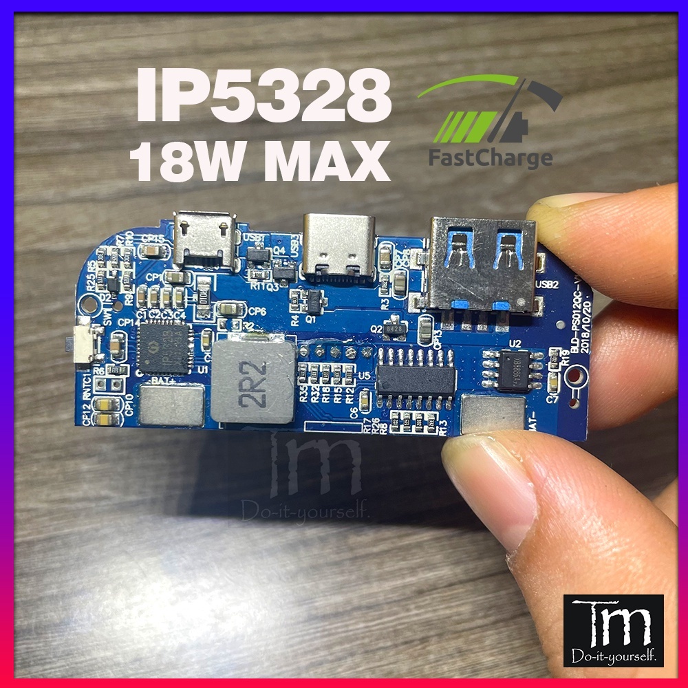 Mạch Sạc Dự Phòng Sạc Nhanh 18W IP5328 LCD | Shopee Việt Nam