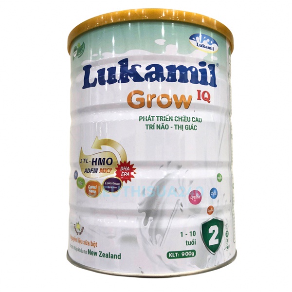 Sữa Lukamil Grow IQ 900g (phát triển chiều cao trí não thị giác 1 - 10 ...
