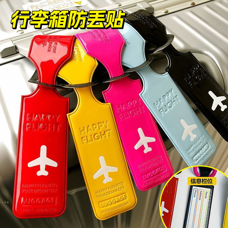 Daily Premium#Luggage Anti-Lost Sticker Boarding Luggage Tag Label ...
