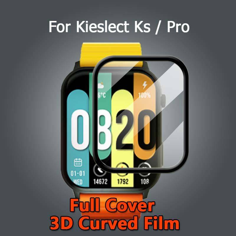 Kính Cường Lực Cong 3d Bảo Vệ Màn Hình Đồng Hồ Thông Minh kieslect l11 ks kr pro k11 k10 ...