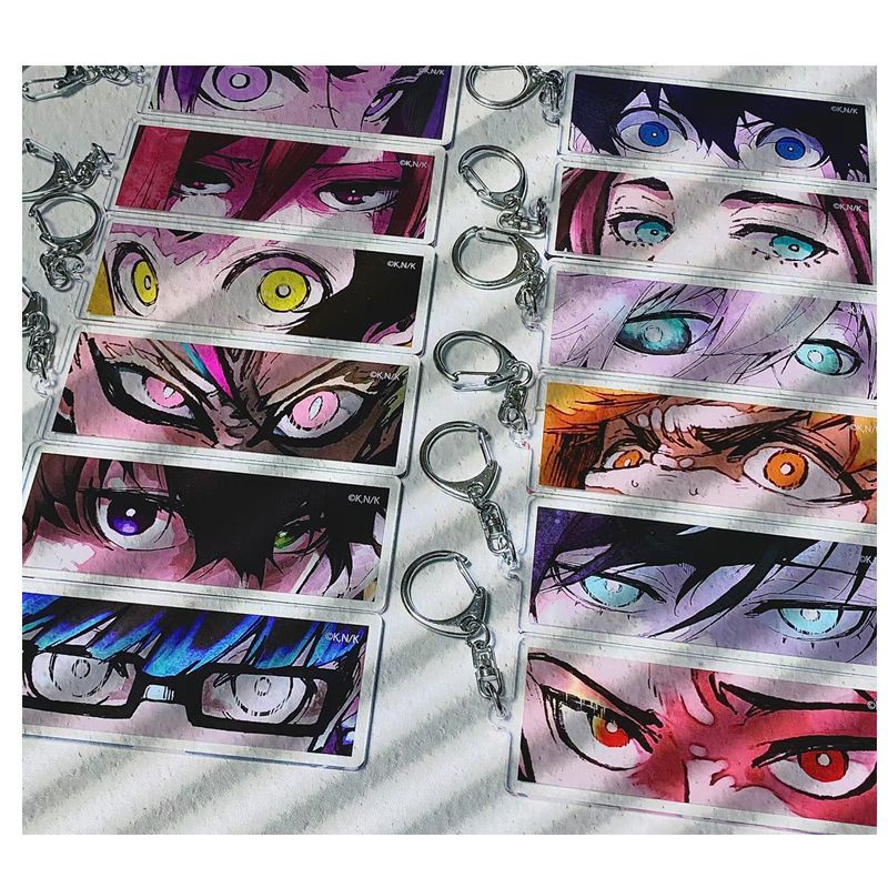 Móc khoá BLUE LOCK Anime KeyChain Isagi Yoichi Seishiro Nagi Eye Men ...