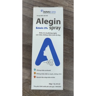 Xịt mũi Novo Alegin Ectoin 2% 20ml (hộp) | Shopee Việt Nam