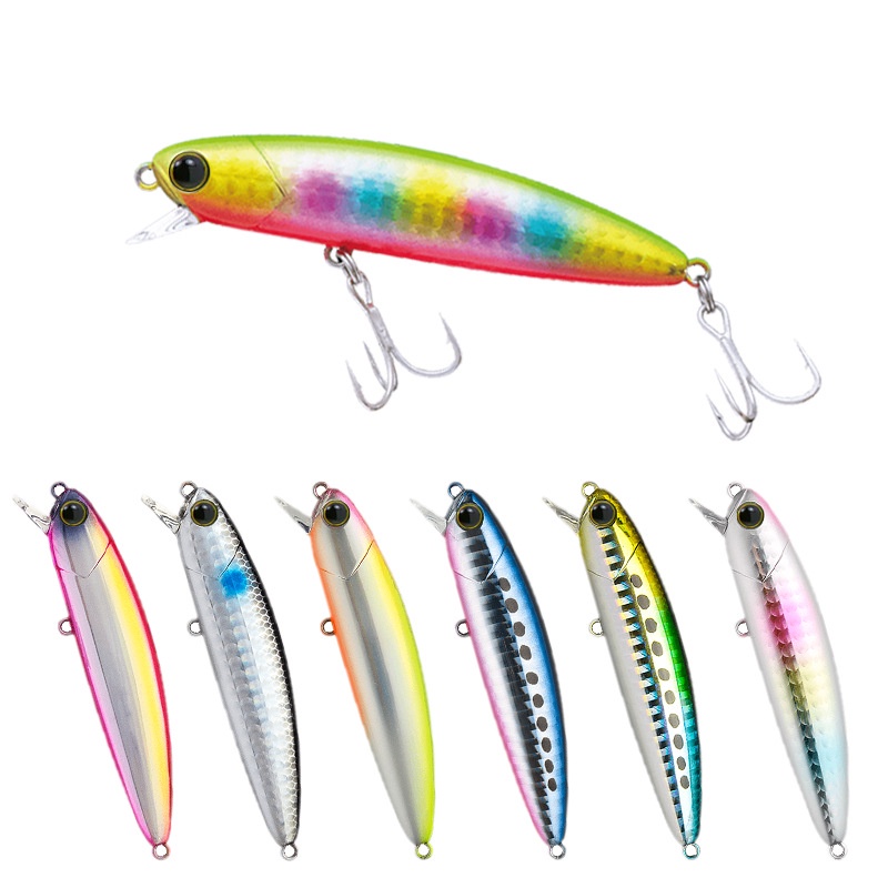 [Cá lớn] minnow Long Shot minnow Mồi Bionic Mồi chìm minnow Mồi giả Mồi ...