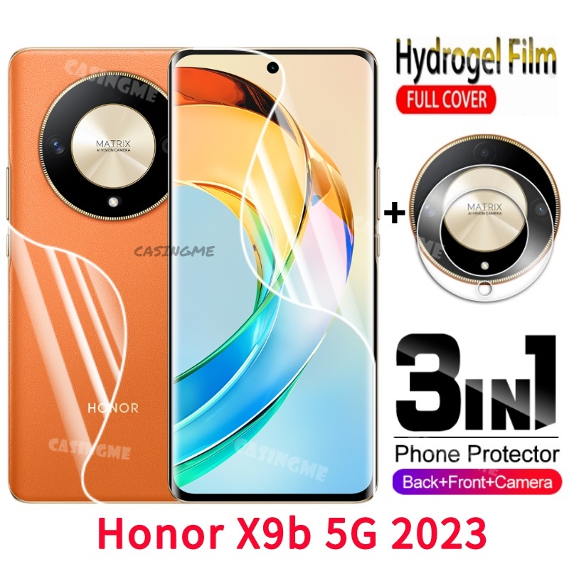 Kính Cường Lực Bảo Vệ camera Trước Sau 3 Trong 1 Cho honor x9b 5g 2023 ...