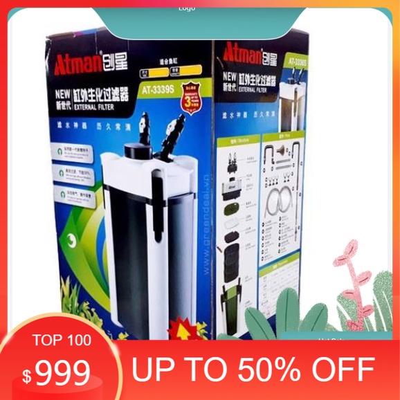 ATMAN - External Filter AT-3339S | Máy lọc thùng cao cấp cho hồ cá thuỷ ...