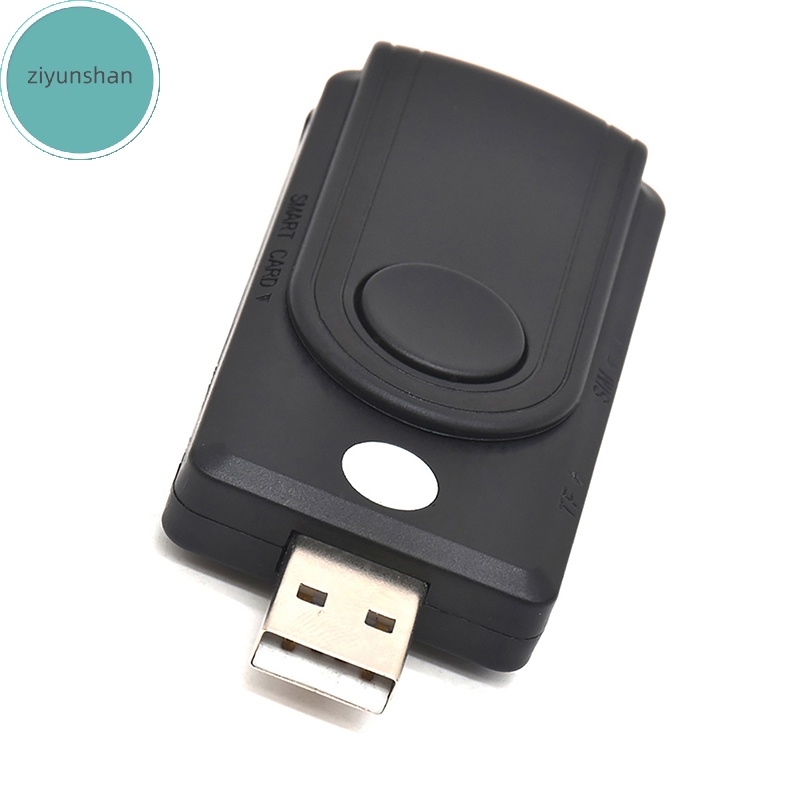 Đầu Đọc Thẻ Thông Minh USB SIM ziyunshan Windows 7 8 10 Linux OS Cho Ngân Hàng IC / ID EMV SD TF ...