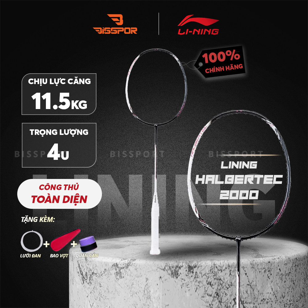 Vợt Cầu Lông Lining Halbertec 2000 Trắng Xám Chính Hãng - Đánh Ngon ...