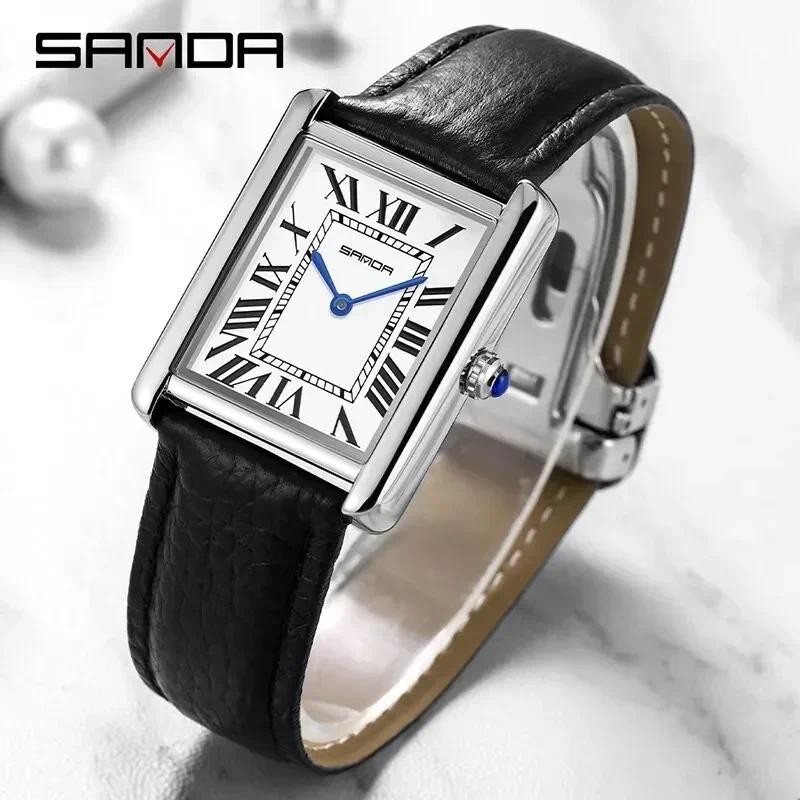 SANDA 1108-9031 / Đồng hồ cặp đôi thạch anh giải trí quyến rũ dành cho ...