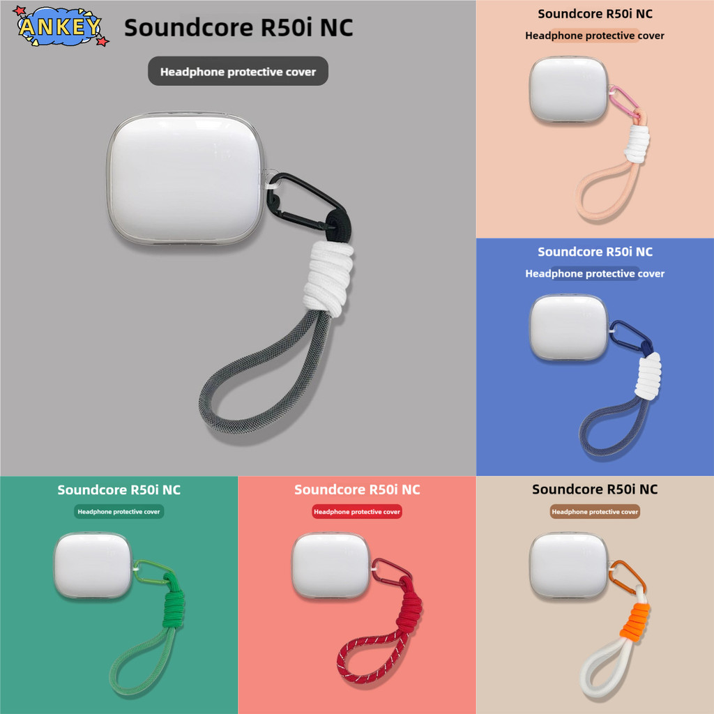 Clear Case for Anker Soundcore R50i NC Protective P30i Transparent TPU ...