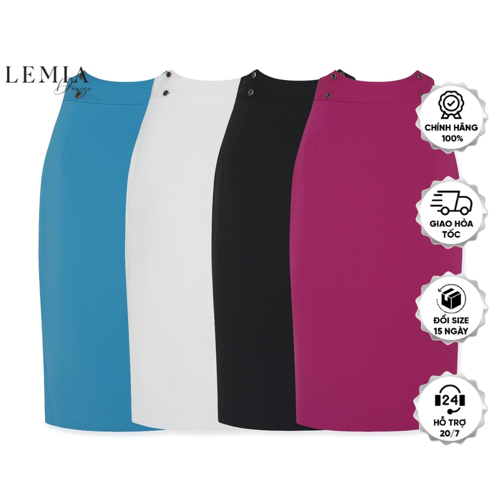 Chân Váy Cạp Vòng Cung Mặc Đi Làm By LEMIA Design - 22Z045 | Shopee ...