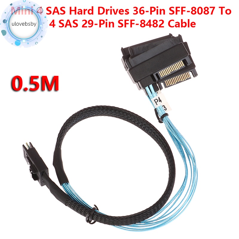 Đầu Nối Ổ Cứng mini 4 sas 36-pin sff-8087 Sang 4 sas 29-pin sff-8482 vn | Shopee Việt Nam