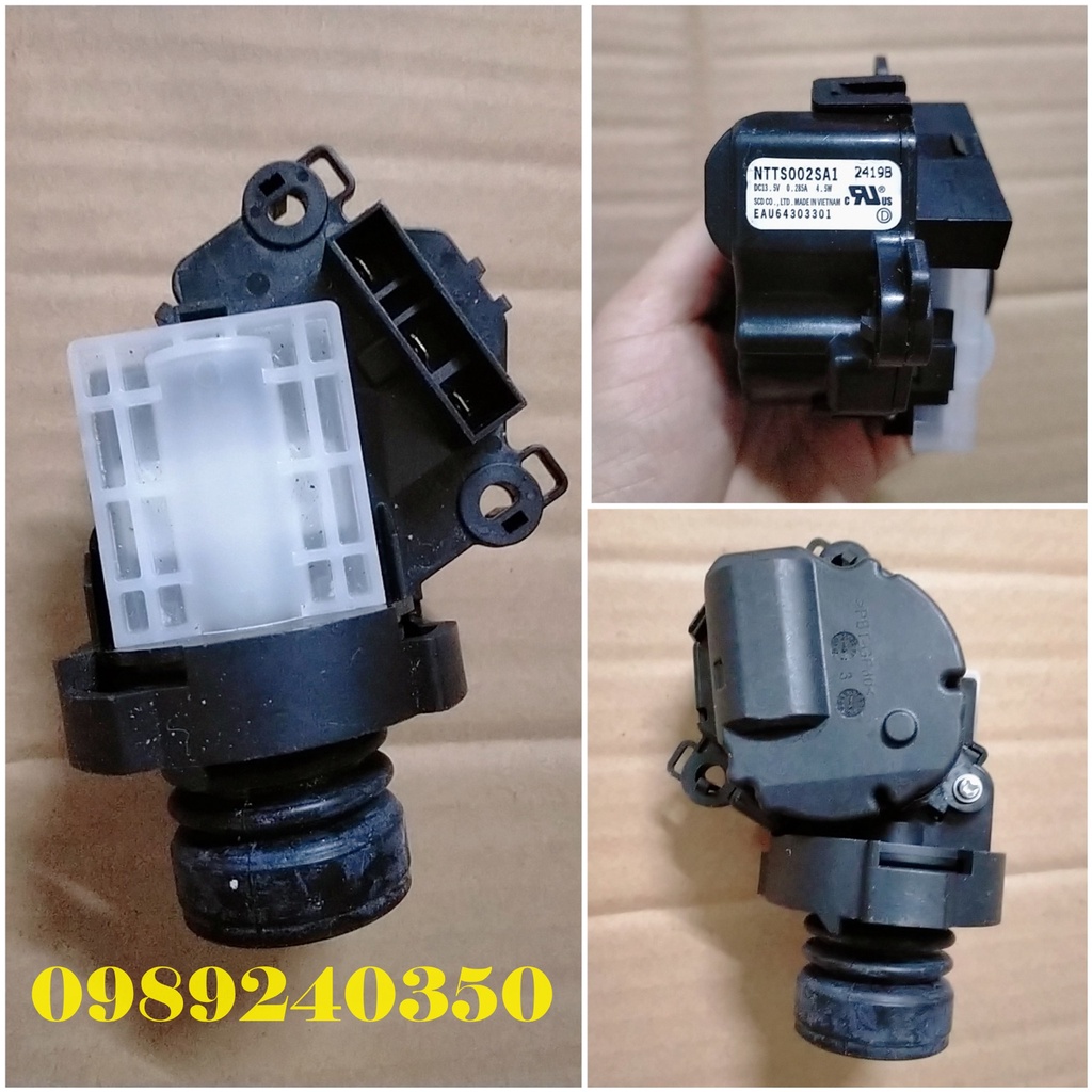 Van xả nước máy giặt LG DC 13,5V có nấm cao su hàng mới chính hãng ...