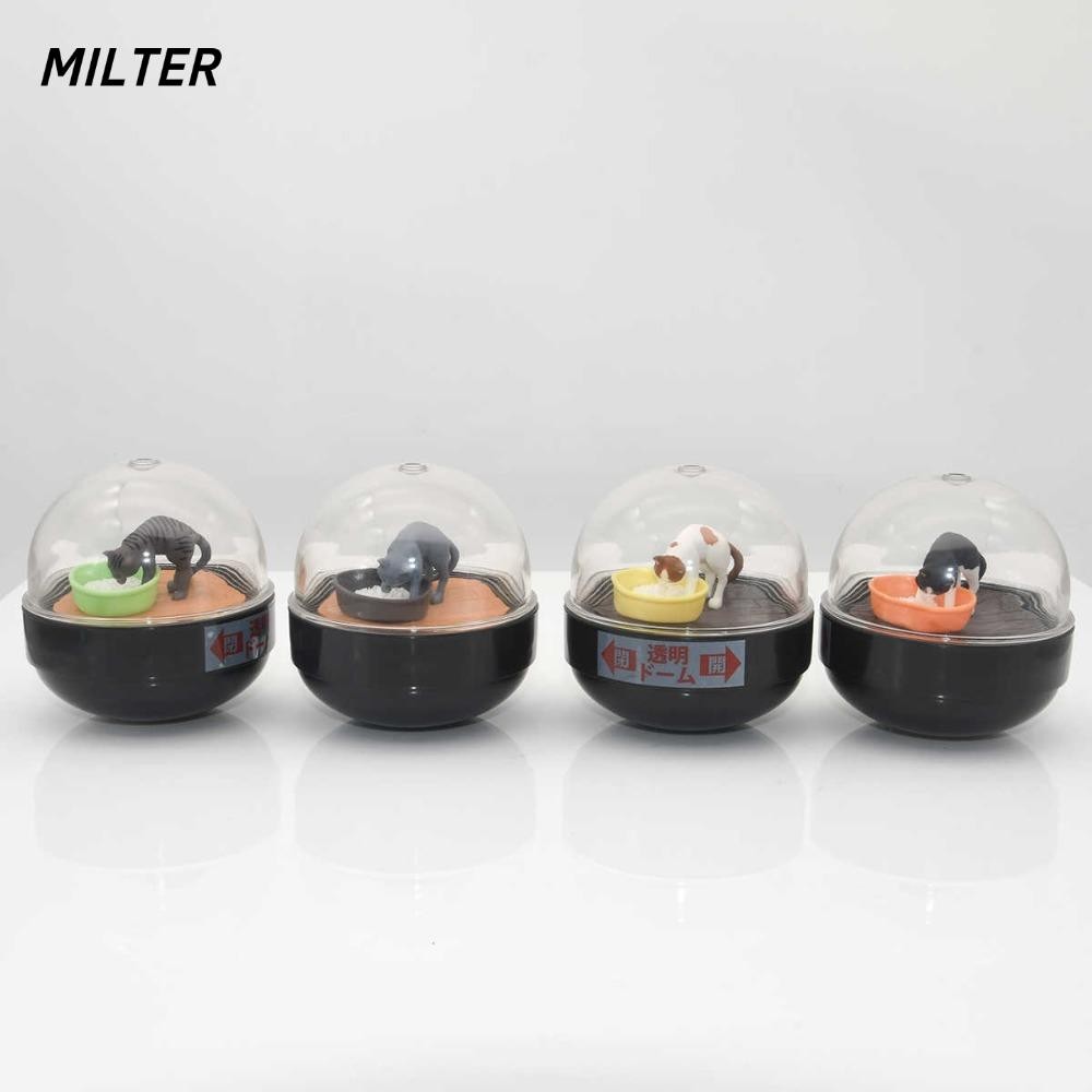 Milter Twist Egg Cat Crystal Ball, Cat Litter Snow, Orange và White Cat ...