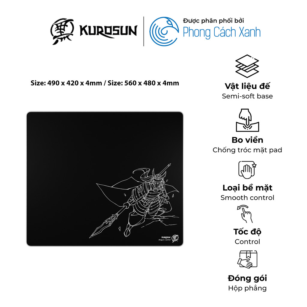 Lót chuột vải Kurosun Shogun - Control - Hàng Chính Hãng | Shopee Việt Nam