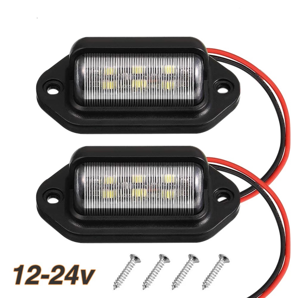 6 LEDs White license plate light car/truck/ship | Shopee Việt Nam
