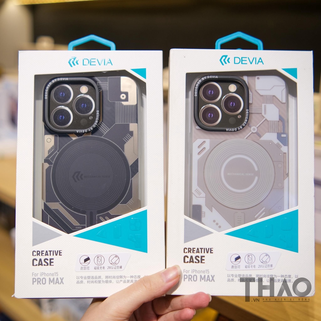 Ốp Devia Mecha có hỗ trợ sạc không dây từ tính dành cho iPhone | Shopee ...