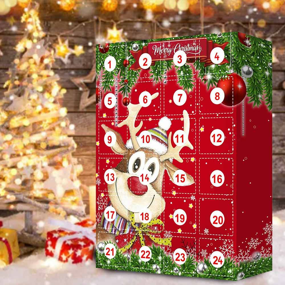 Advent Calendar Kids Christmas Calendar with Hanging Toys 24pcs ...