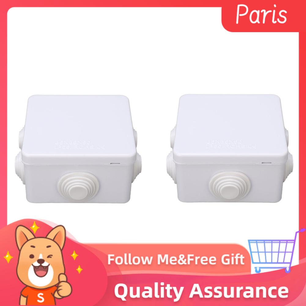 Superparis Electrical Junction Box with Reserved Hole ABS Plastic IP55 ...