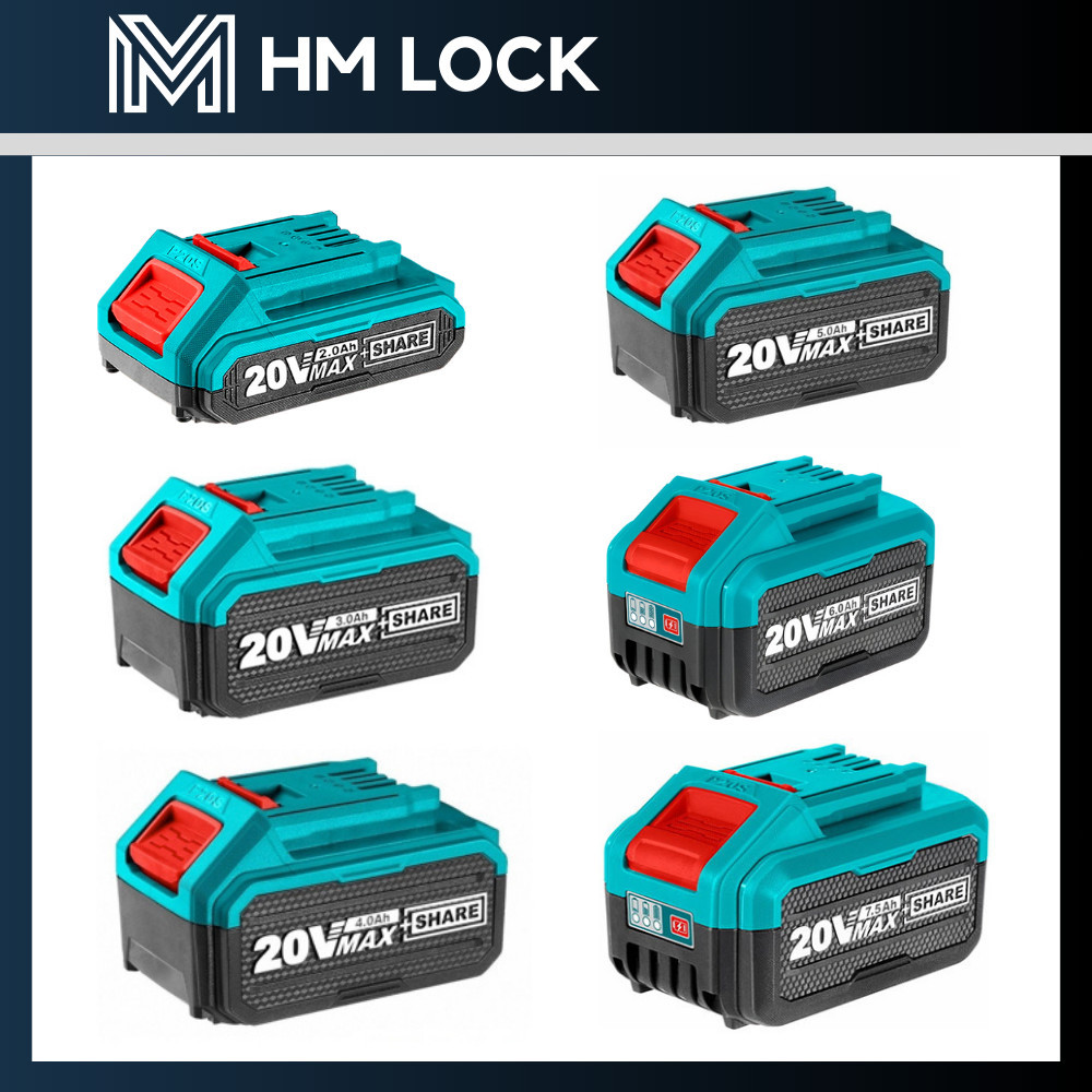 PIN TOTAL 20V 2AH, 3AH, 4AH, 5AH, 6AH, 7.5AH TOTAL - HÀNG CHÍNH HÃNG ...