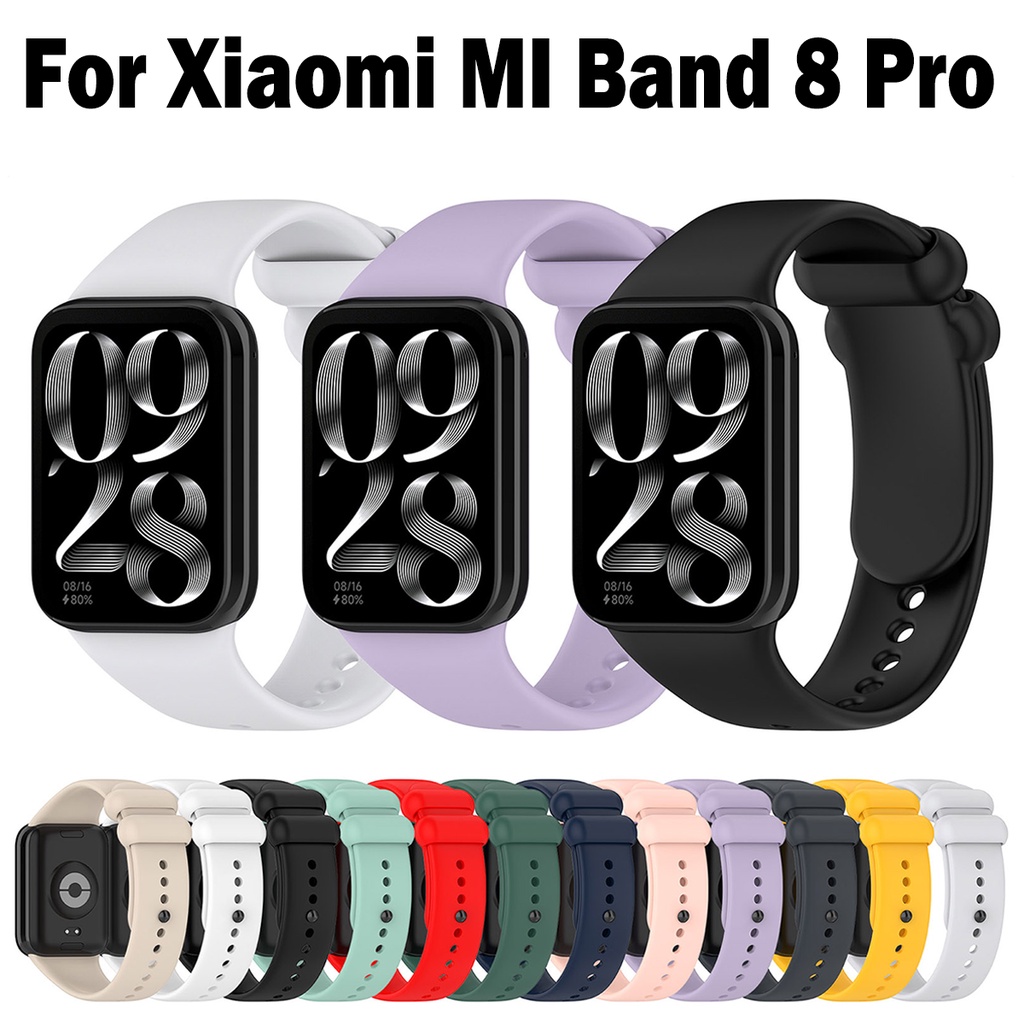 Dây Đeo Thay Thế Bằng silicone Mềm Có Khóa Nhiều Màu Cho xiaomi mi band 8 pro / 8pro | Shopee ...