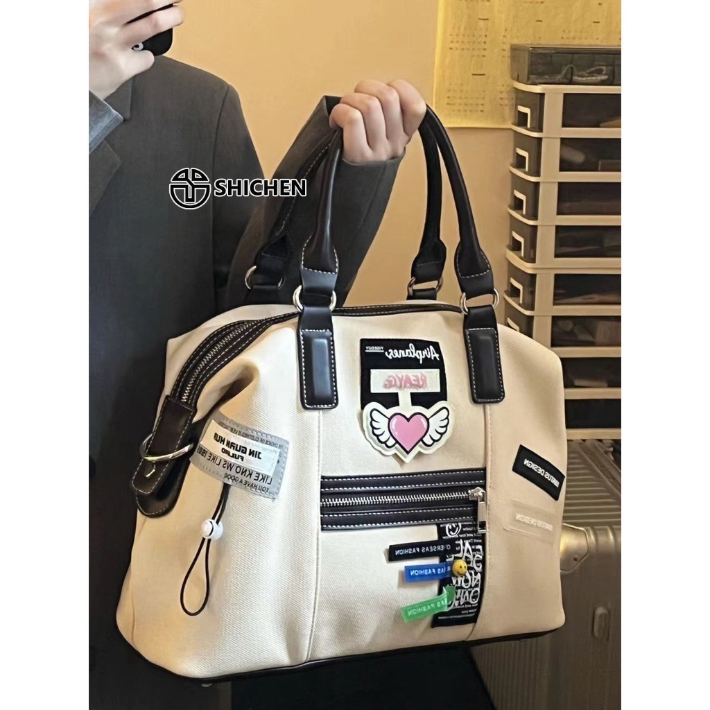 Túi Xách tote Mềm Mại Sức Chứa Lớn In Họa Tiết graffiti Sáng Tạo Kiểu ...