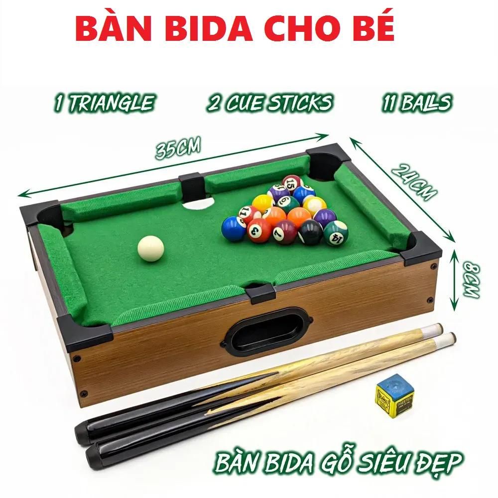 Bàn bi da mini bằng gỗ size lớn cao cấp cho bé | Shopee Việt Nam