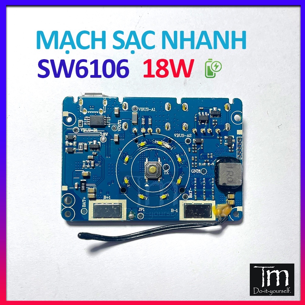 Mạch Sạc Dự Phòng - Sạc Nhanh QC3.0 SW6106 18W | Shopee Việt Nam