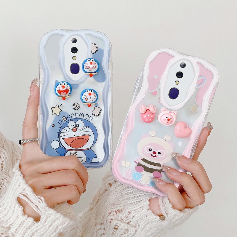 Ốp lưng OPPO F11 Ốp lưng 3D Doll Doremon Phim hoạt hình trong suốt mềm ...