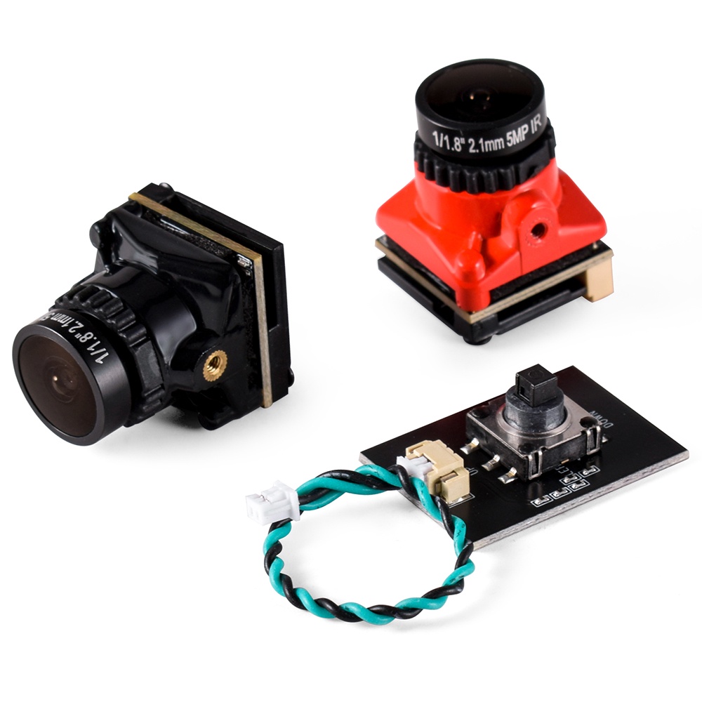 Fpv Camera 1800TVL 5MP 2.1mm 1 / 8 inch Cảm biến ánh sáng sao cho RC ...