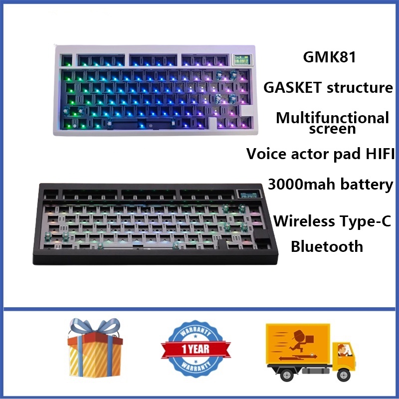 Bàn Phím Cơ GMK81 Không Dây Đa Chức Năng | Shopee Việt Nam