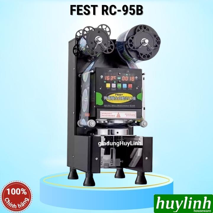 Máy dập miệng ly tự động FEST RC-95B - Mẫu mới ép nắp cốc không cần mắt thần | Shopee Việt Nam