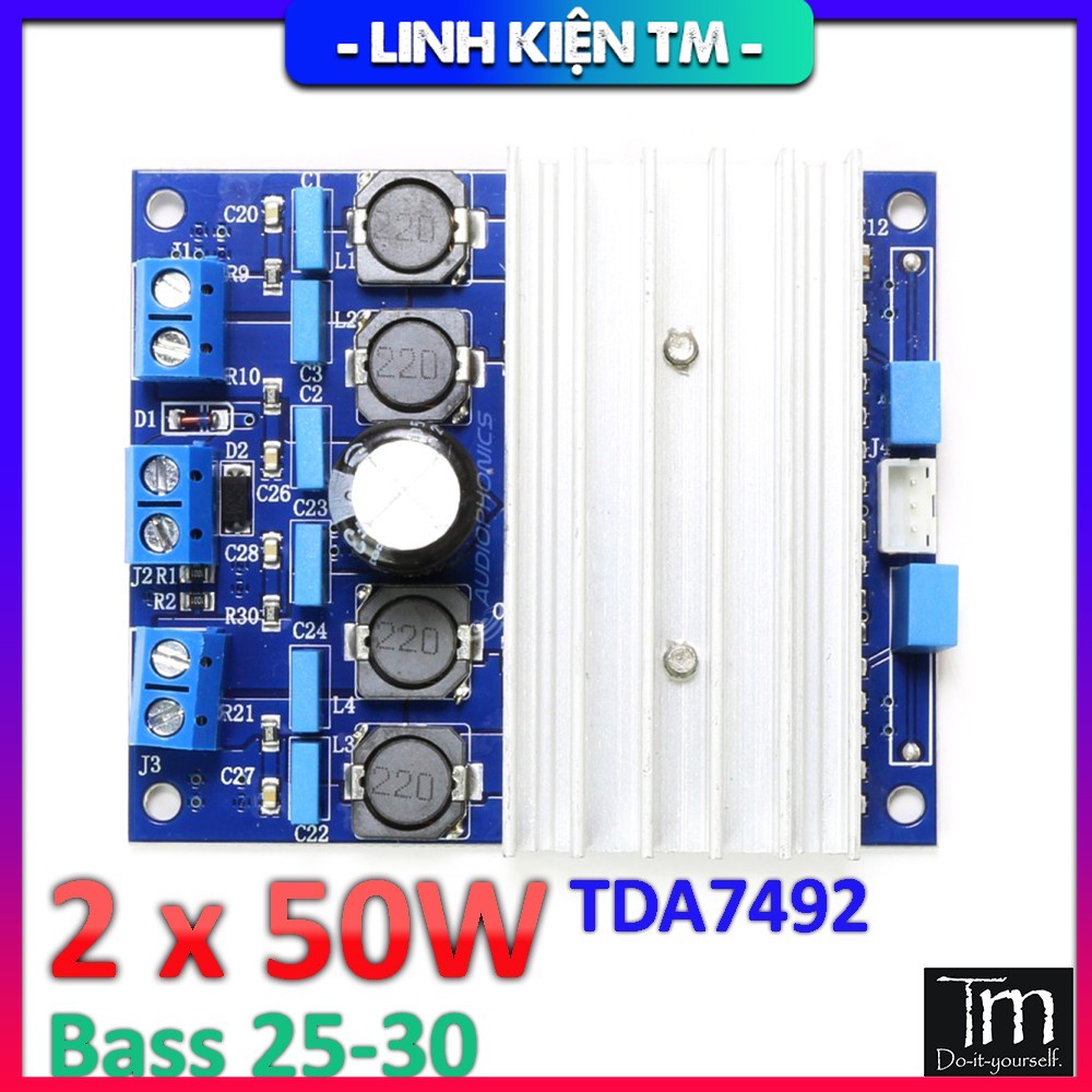 Mạch Khuếch Đại Âm Thanh TDA7492 2*50W - BTL | Shopee Việt Nam