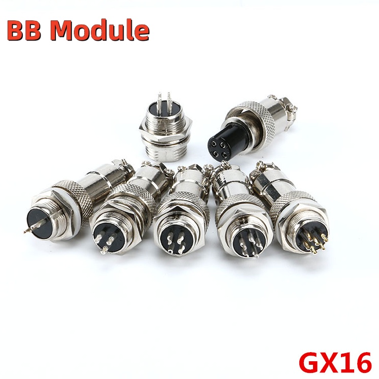 1 Cặp Phích Cắm Kết Nối gx16 2 / 3 / 4 / 5 / 6 / 7 / 8 pin 16mm gx16 | Shopee Việt Nam