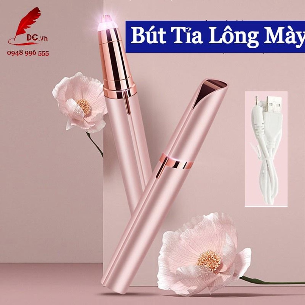 Bút Tỉa Lông Mày ( Sạc Điện Xịn ) / Bút Máy Tỉa Ria Mép Massage Thẩm Mỹ ...