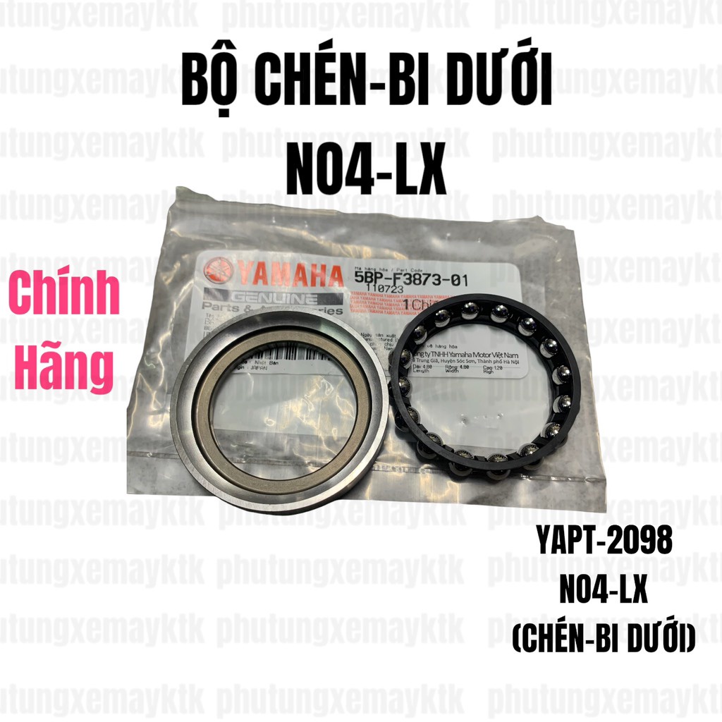 [Chính hãng Yamaha]YAPT-2098-NMAX 155-YZF-R15-Nouvo SX-Bộ chén+Bi dưới ...