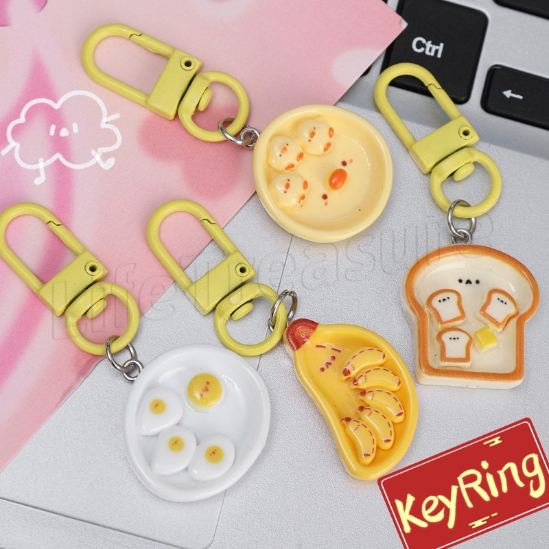Móc Khóa Cặp Đôi Bằng Nhựa Resin Họa Tiết Hoạt Hình Dễ Thương DIY ...