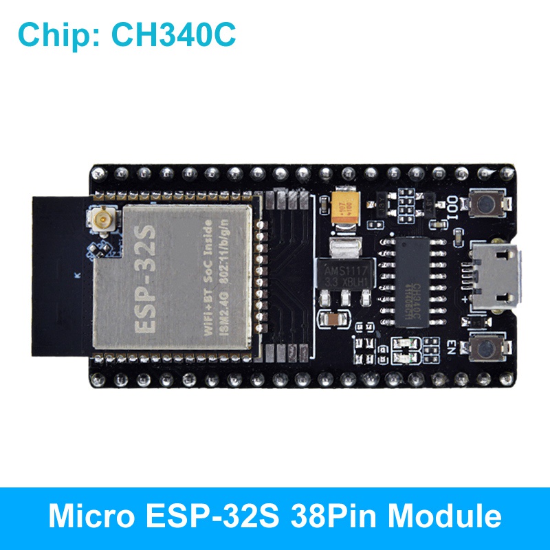 1 Bảng Mạch Phát Triển esp32 wifi + bluetooth Siêu Nhỏ Lõi Kép esp-32s ...