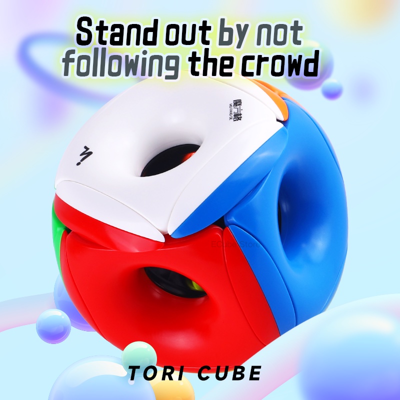 QiYi Tori Cube 3x3x3 Hollow Magic Speed Cube Stickerless Professional ...