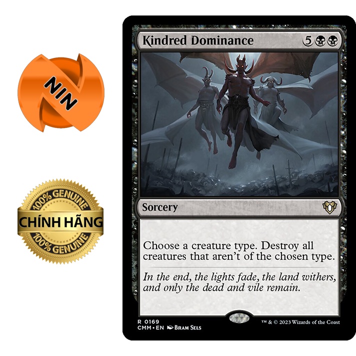 Thẻ bài - Magic the Gathering - Commander Masters - Kindred Dominance | Shopee Việt Nam