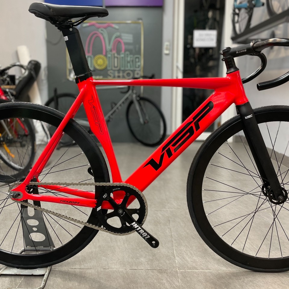 Xe đạp fixed gear VISP TRX2024 càng carbon | Shopee Việt Nam