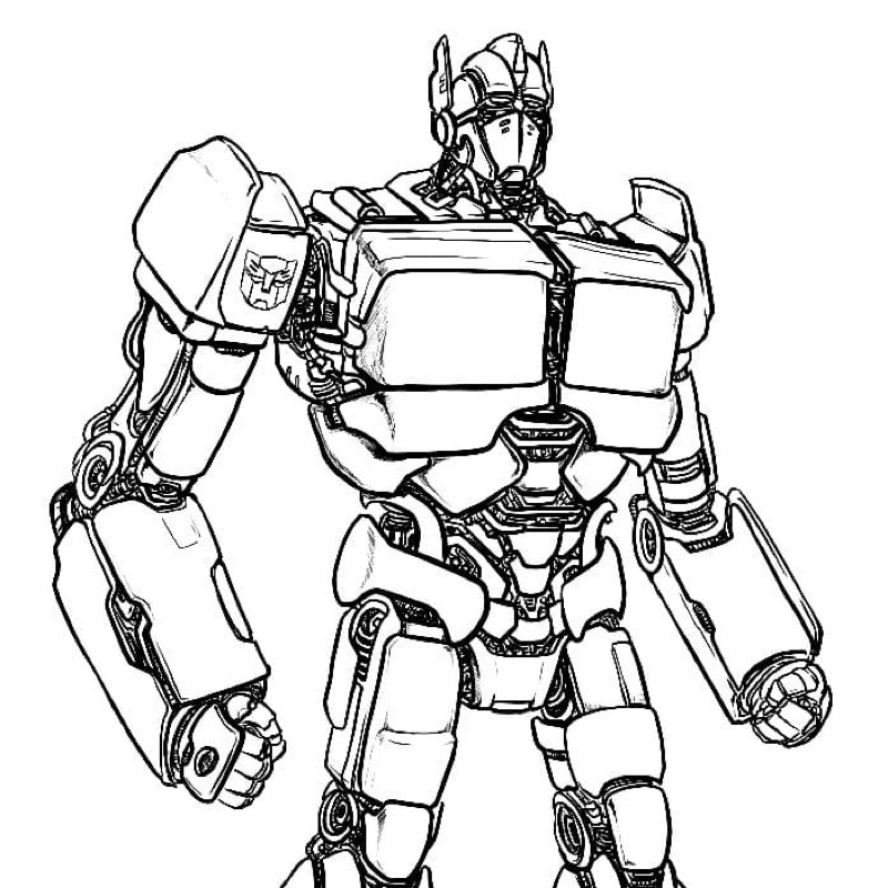 Optimus Prime (phim Transformers) - Set 10 Tờ Tranh Tô Màu A4 A5 Dành ...