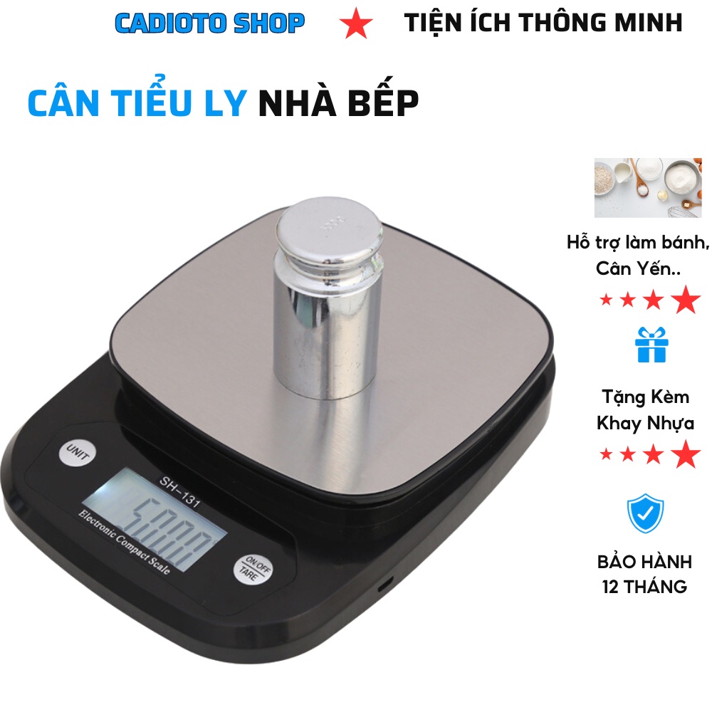 Cân Tiểu Ly Điện Tử 3kg - 0.1g, 5kg - 0.5g Cân Nhà Bếp Tiểu Li - Đo Chính Xác Nuna | Rose Beauty ...
