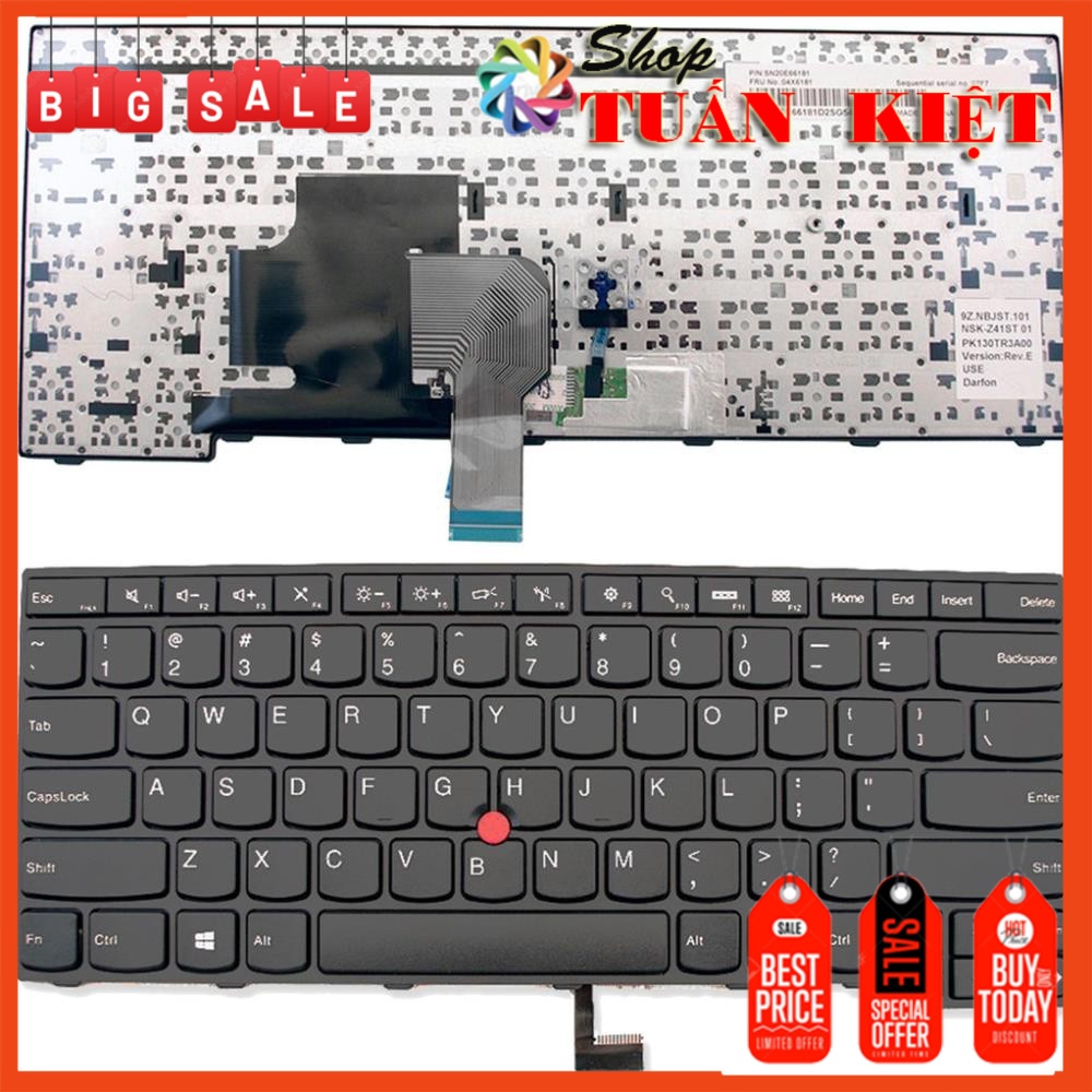 Bàn phím laptop Lenovo IBM Thinkpad E460 E465 W450 E450 E450C E455 | Shopee Việt Nam