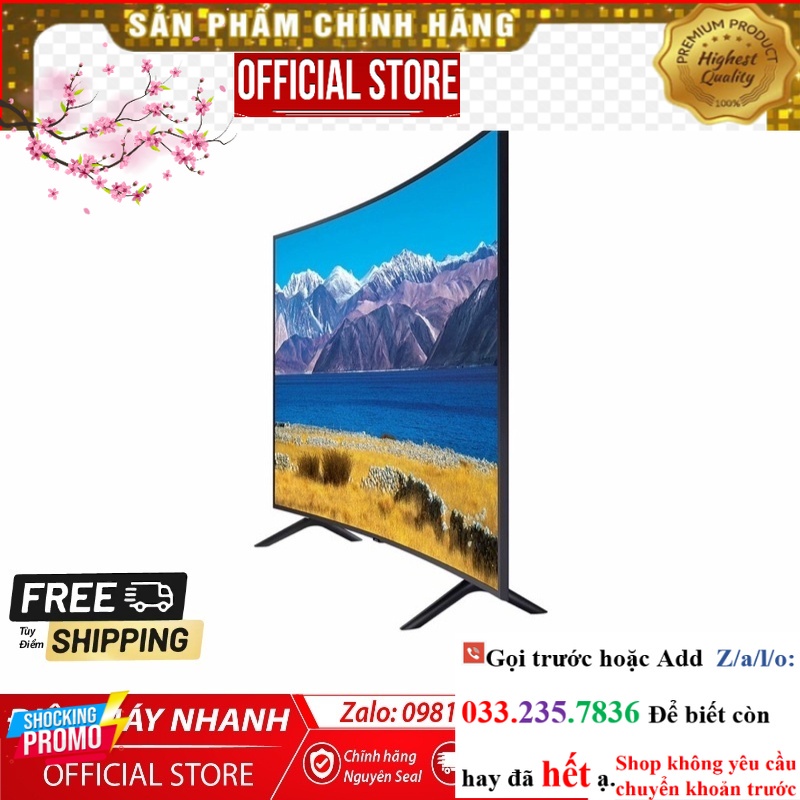Smart TV SAMSUNG Màn Hình Cong Crystal UHD 4K 65 inch TU8300 Mới 100% ...