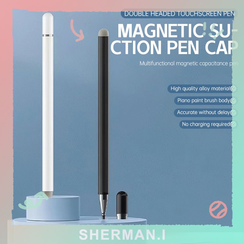 Multifunctional Touch Pen Two-in-one Double Head Capacitive Pen Tablet ...