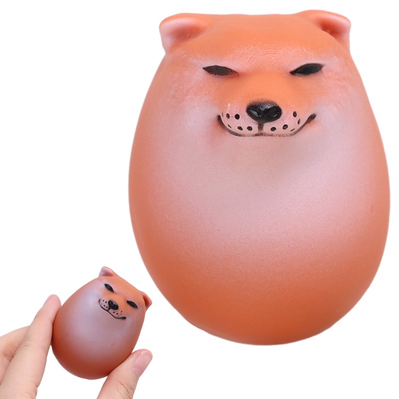 Đồ Chơi Nắn Bóp Đàn Hồi Giảm Stress Hình Chú Chó Hoạt Hình Shopee