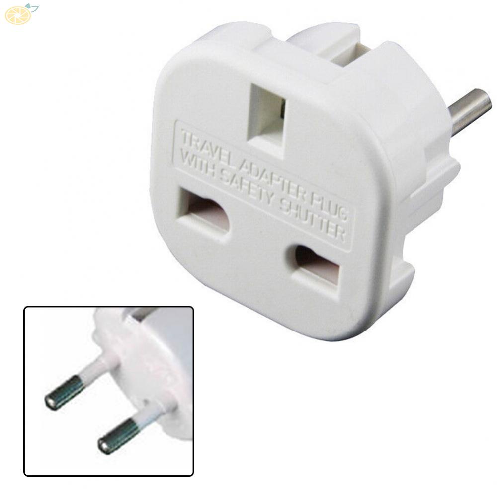 【VARSTR】Adapter Plug 2P+E Grounding Type 3-2 PIN England To Germany ...
