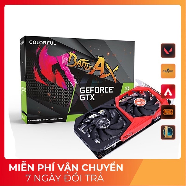 VGA - Card máy tính Colorful GTX 1650 4G GDDR6 NB (4GB GDDR6, 128-bit ...