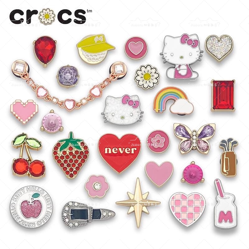 sticker dép crocs DIY Metal series jibbitz crocs charm crocs charm dép ...