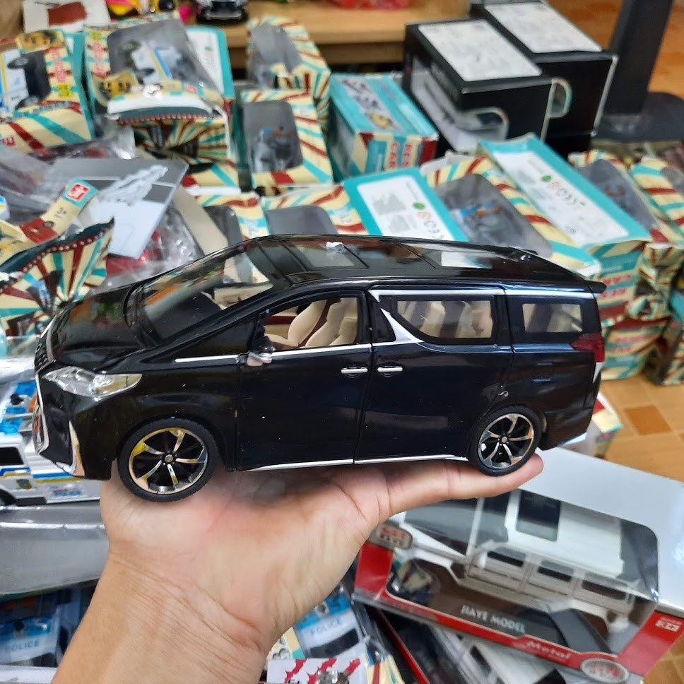 [có sẵn] Xe mô hình ô tô Lexus LM300H tỉ lệ 1:24 bằng kim loại mở các ...